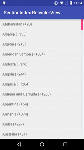 GitHub - dhruv3011/Section-Index-Recyclerview: A simple Section Index Scroller for Android.