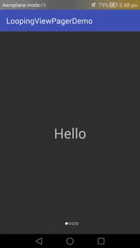 GitHub - alphamu/LoopingViewPagerDemo: A demo app for trying to implement a looping ViewPager ...