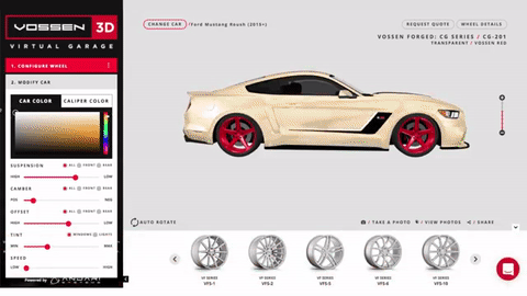 Vossen3D.com Virtual Garage | Car & Wheel Configurator | Andari Systems ...