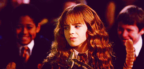 Hermione Raising Hand Gif