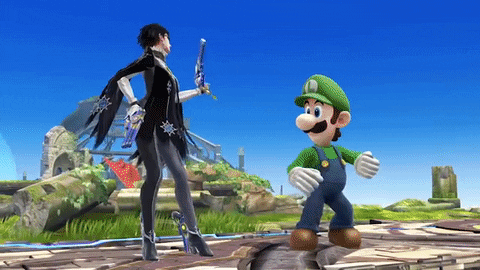 Bayonetta's moveset in GIF form : r/smashbros