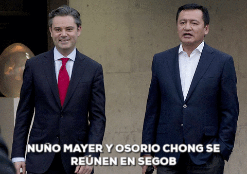 Dialogan Osorio Chong y Nuño Mayer sobre agenda educativa