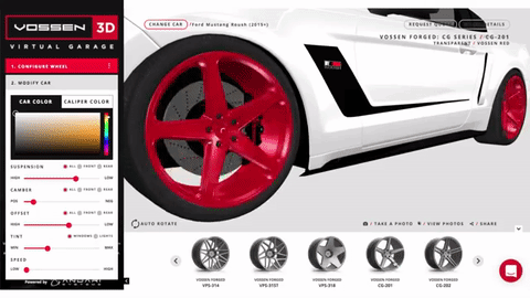 Vossen3D.com Virtual Garage | Car & Wheel Configurator | Andari Systems ...