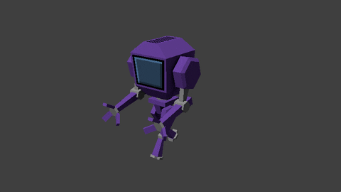 Mech Walk : blender