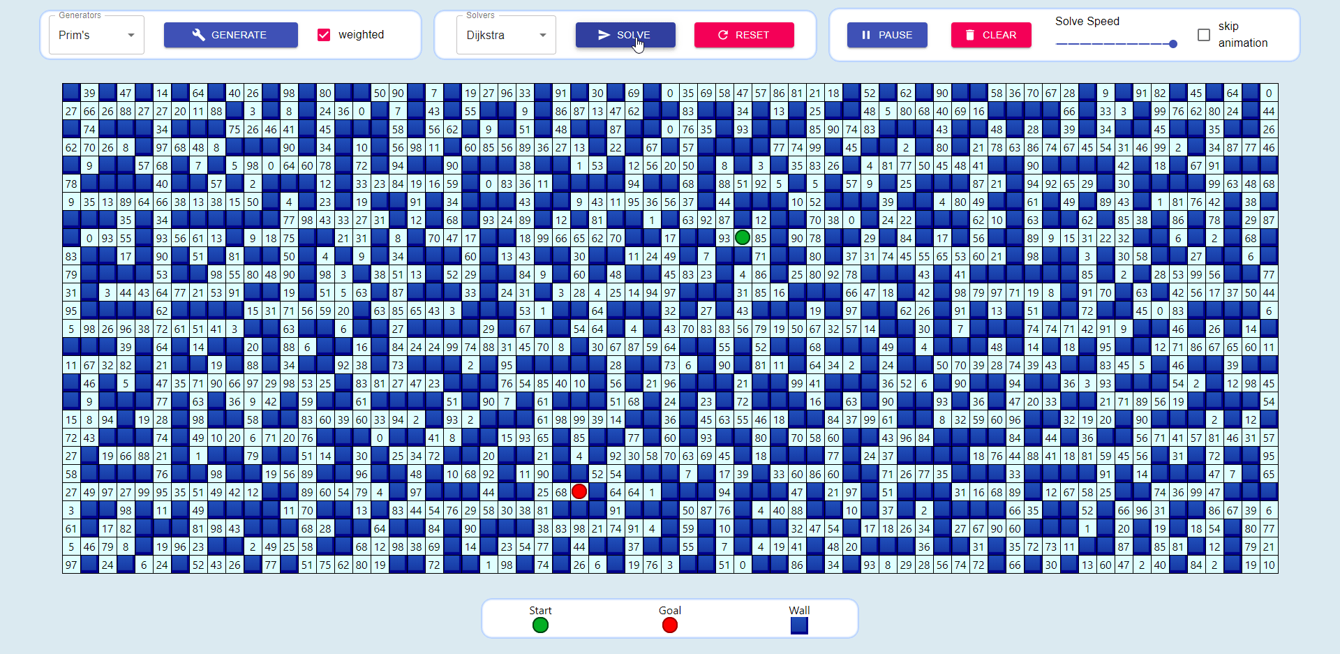 GitHub - DimaTc/graph-traveler: Web app for visualization path-finding algorithms and maze ...