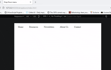 How to create a dropdown menu with HTML and CSS - DEV Community